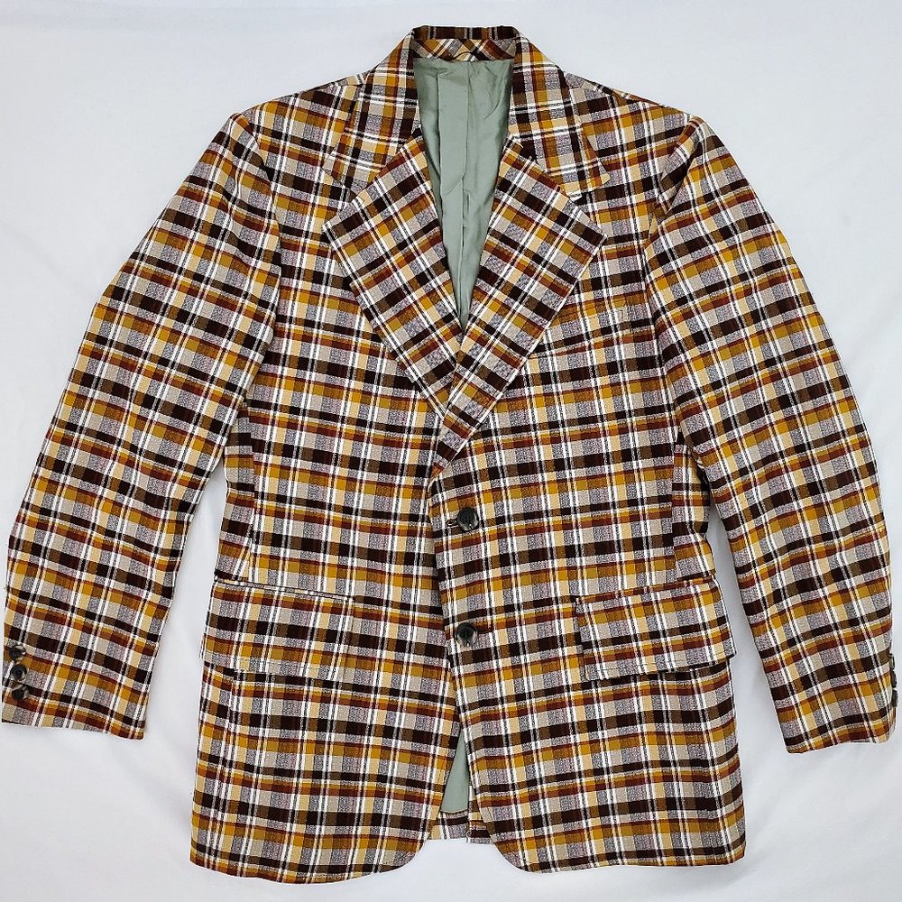 Towncraft Vintage 1970s Blazer 2 Button Sport Jacket … - Gem